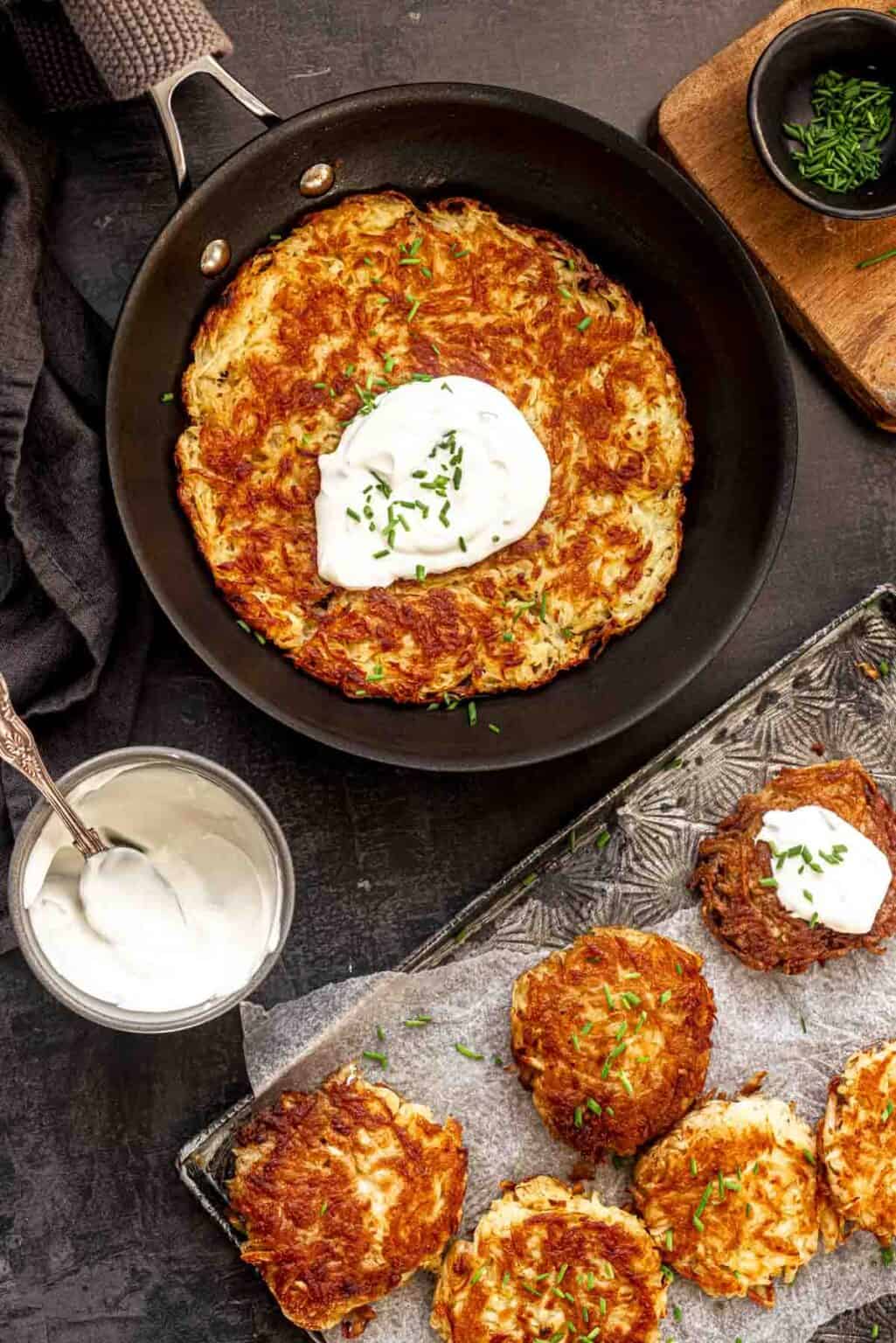 Potato rosti recipe - Sandhya's Kitchen