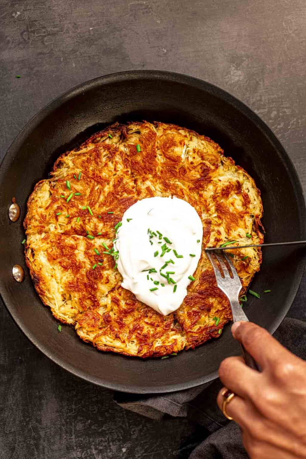 Potato rosti recipe - Sandhya's Kitchen