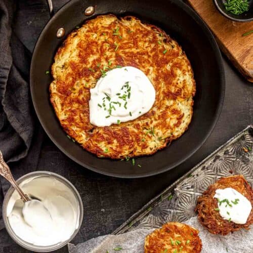 Potato rosti recipe - Sandhya's Kitchen
