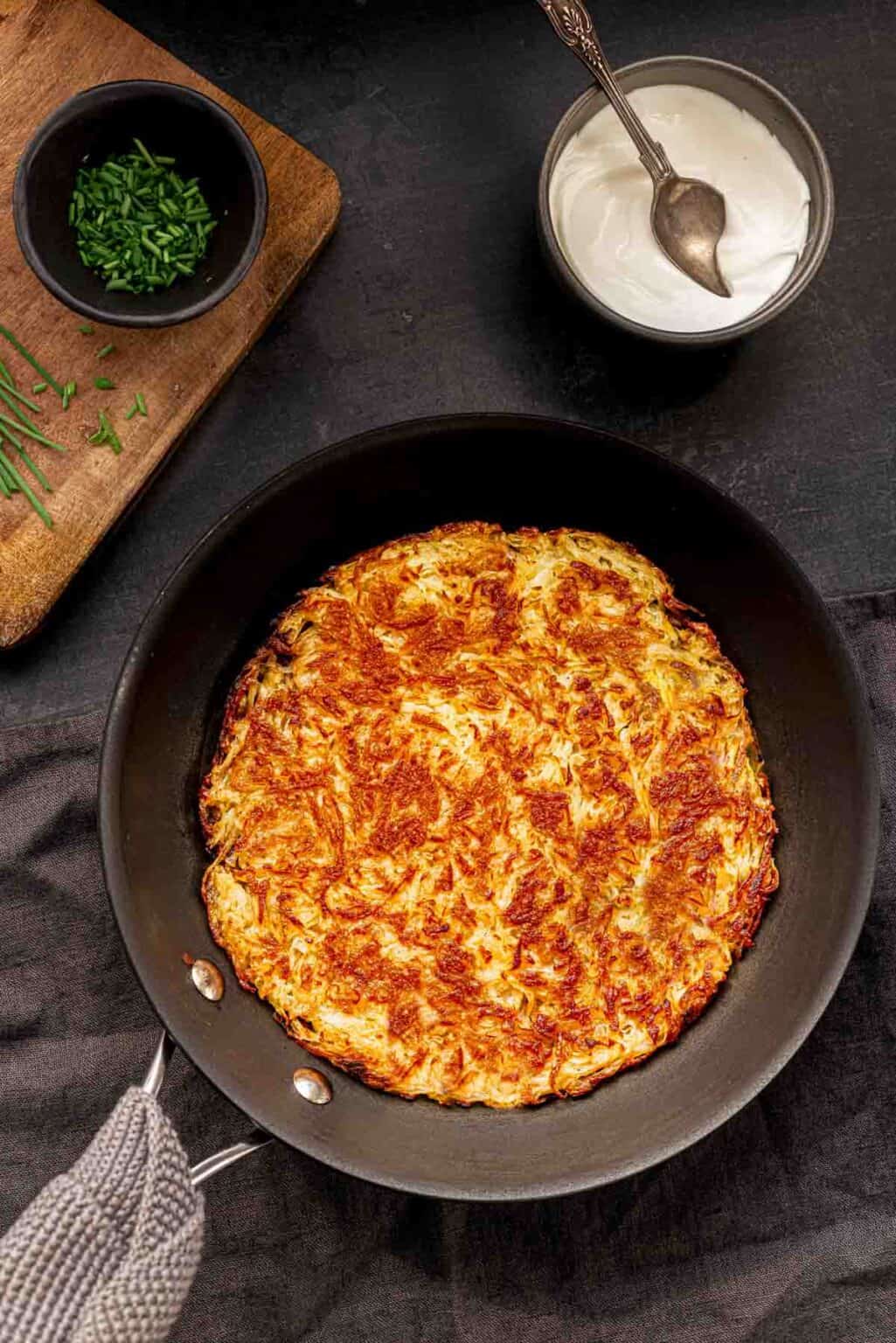 Potato rosti recipe - Sandhya's Kitchen