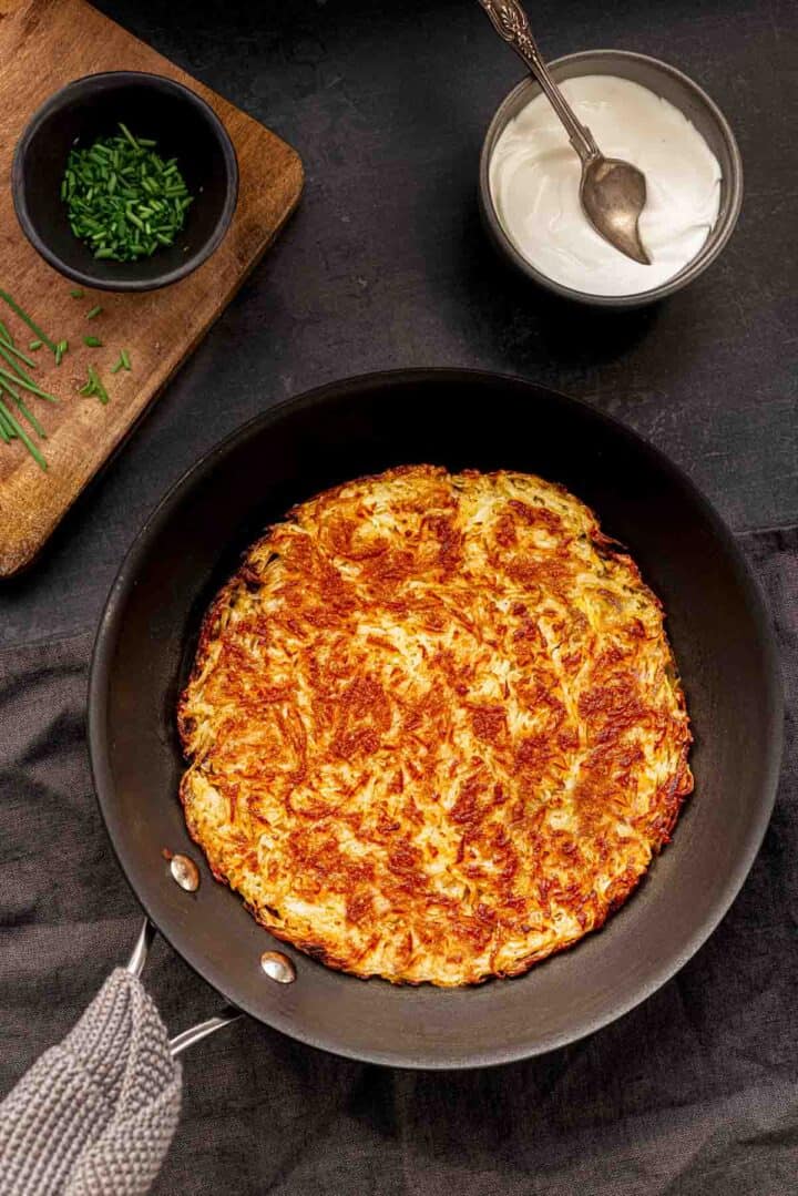 Potato rosti recipe - Sandhya's Kitchen
