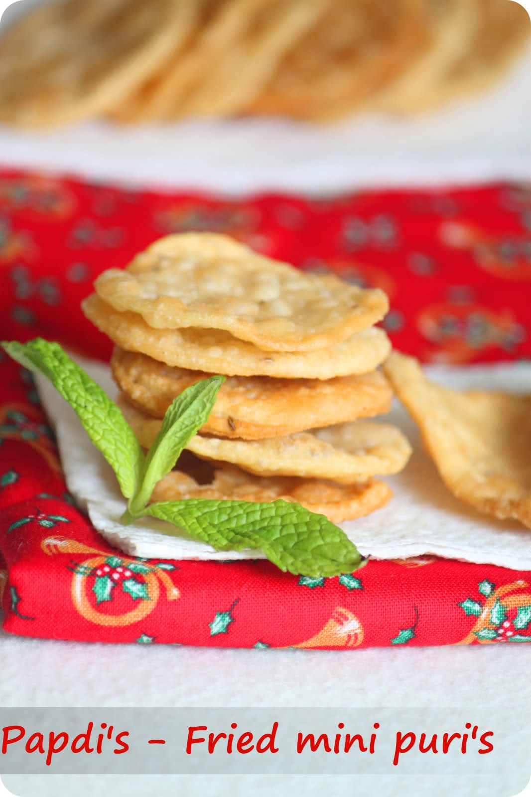 Papdi - Flat Crisps for Chat - Sandhya's Kitchen