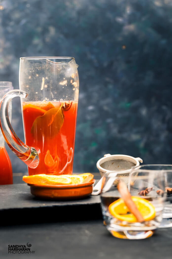 Non Alcoholic Mulled Wine (Glühwein)- Sandhya's Kitchen