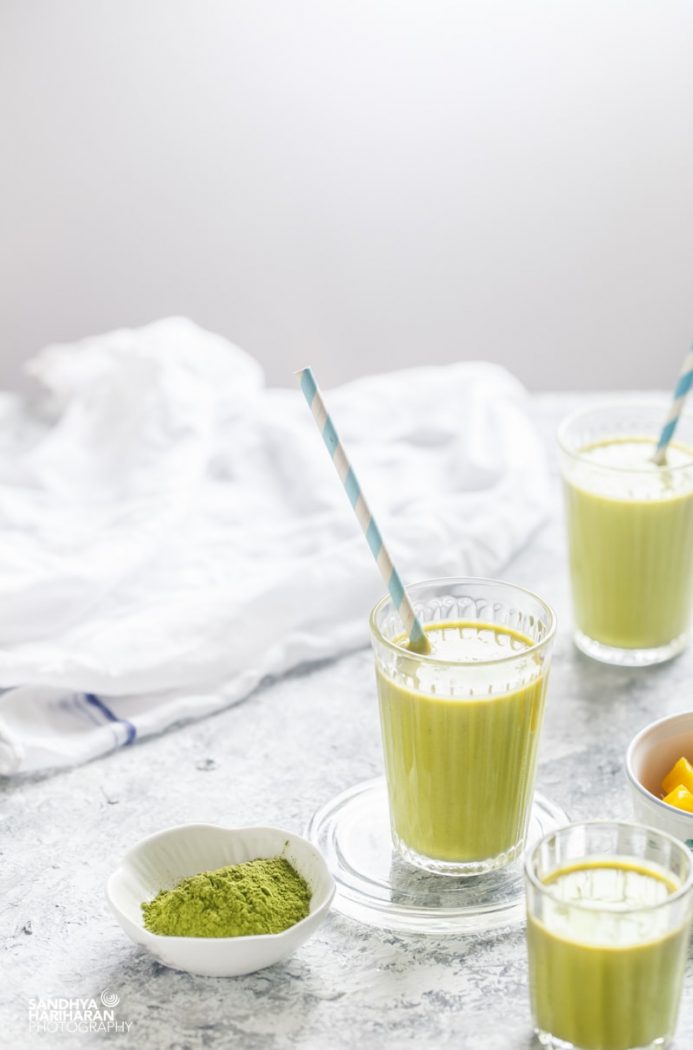 Vegan Matcha Smoothie - Sandhya's Kitchen