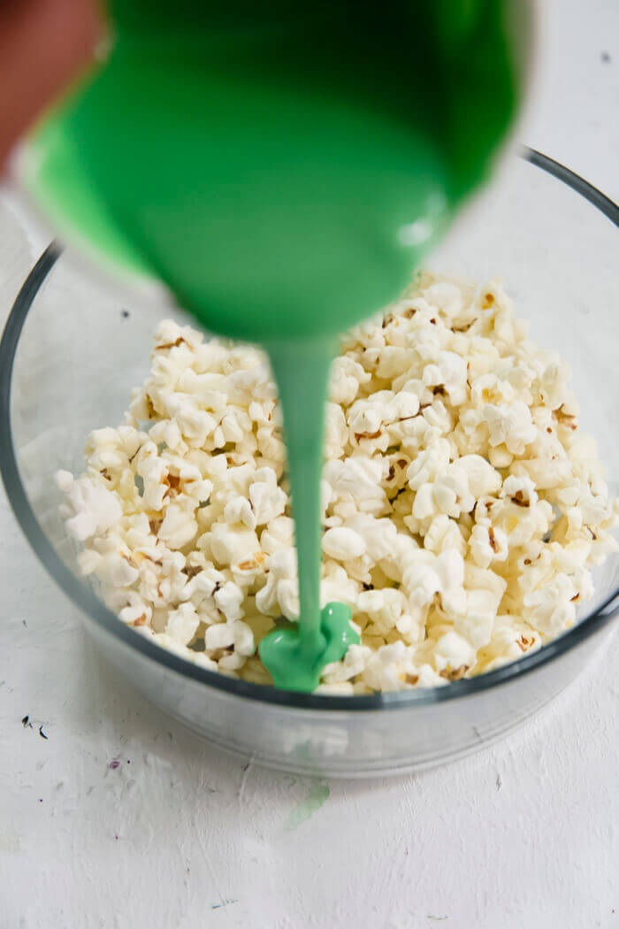 Halloween Popcorn - Sandhya's Kitchen