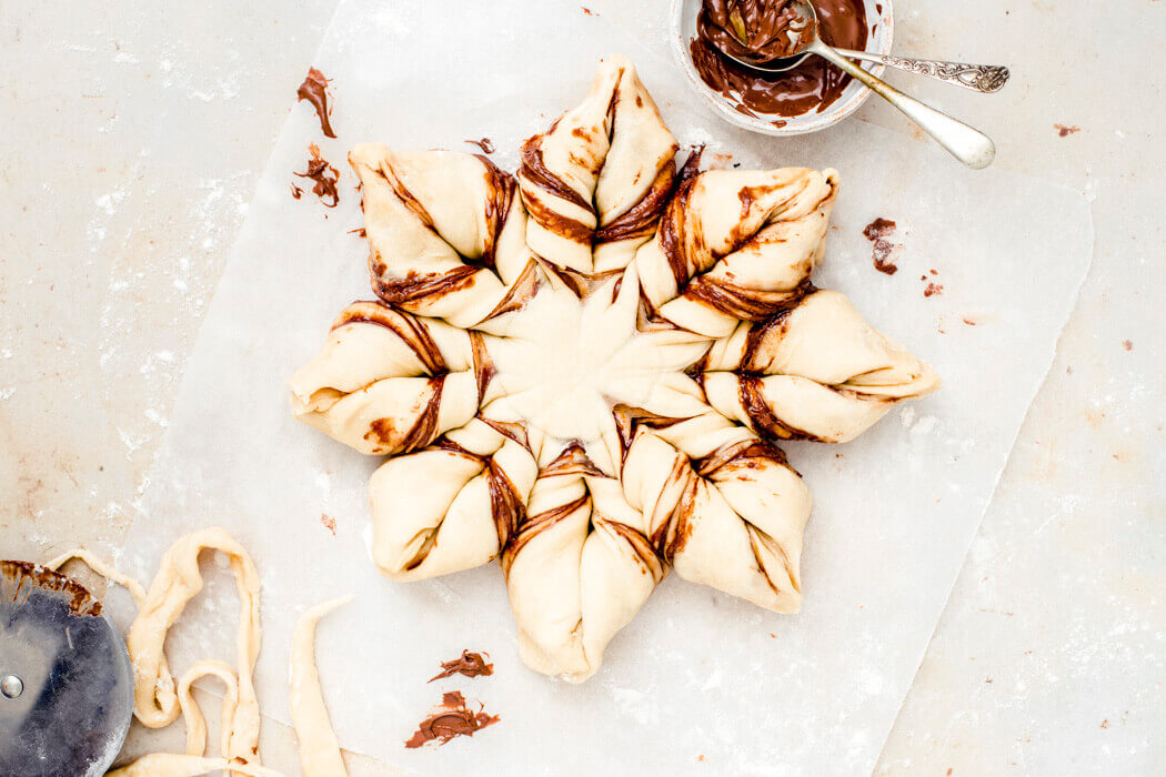 Christmas Star Bread recipe - Sandhya's Kitchen