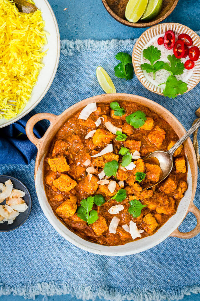 Easy Vegetarian Rogan Josh - Sandhya's Kitchen