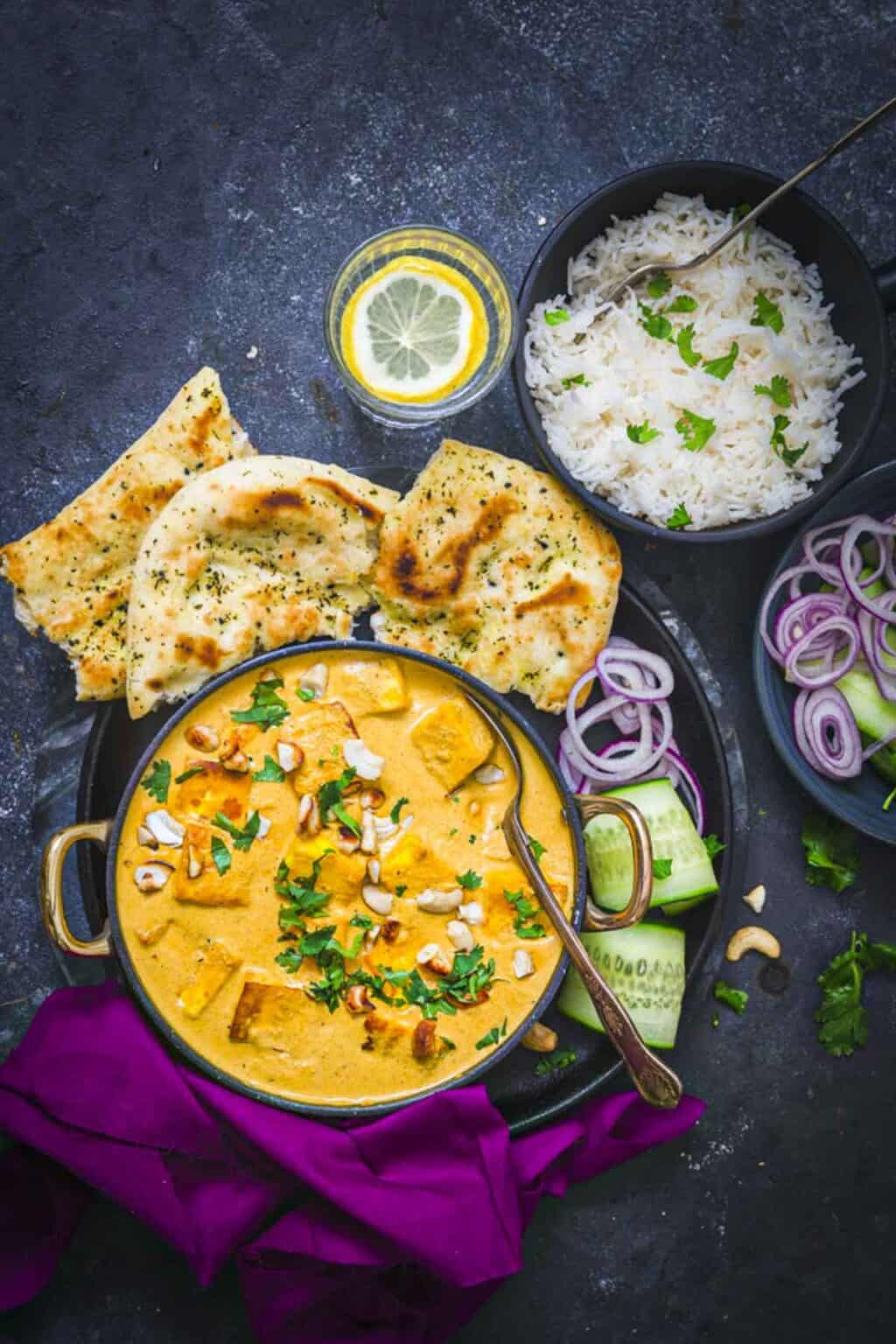 Easy Vegan Tofu Korma - Sandhya's Kitchen