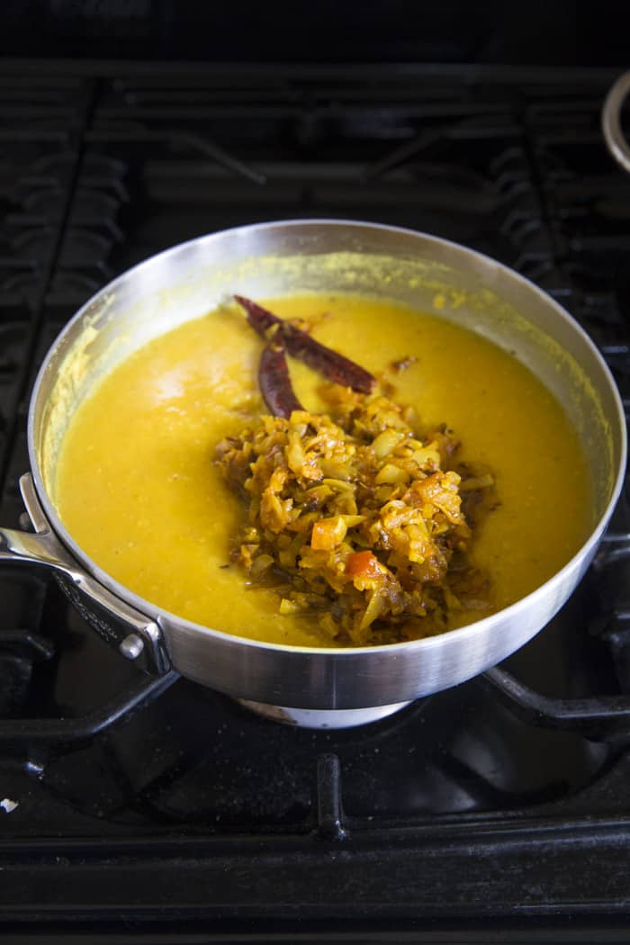 Easy Tarka Dal ( Dal Tadka recipe Step by Step ) - Sandhya's Kitchen