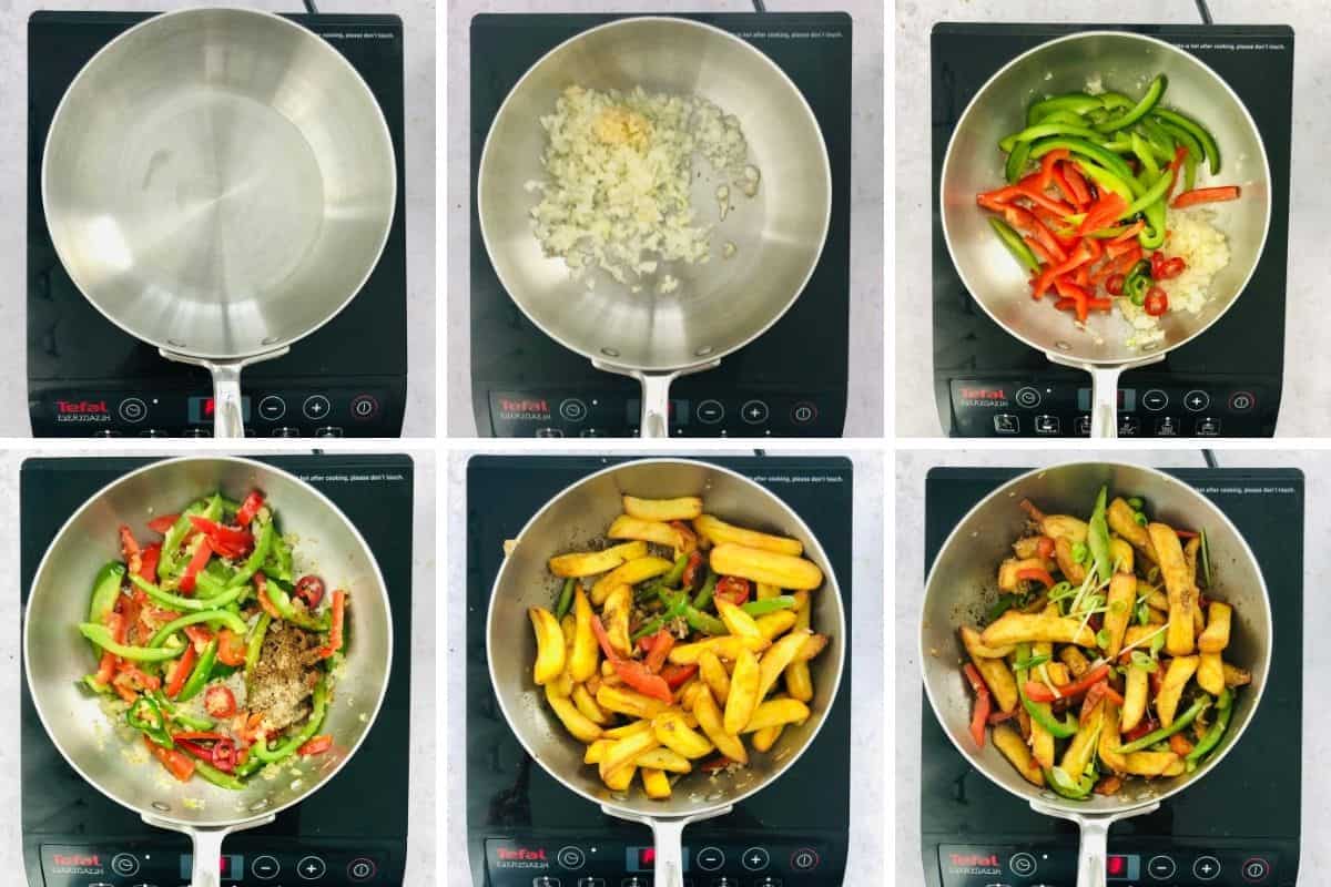 Chinese Salt and Pepper chips - Sandhya's Kitchen