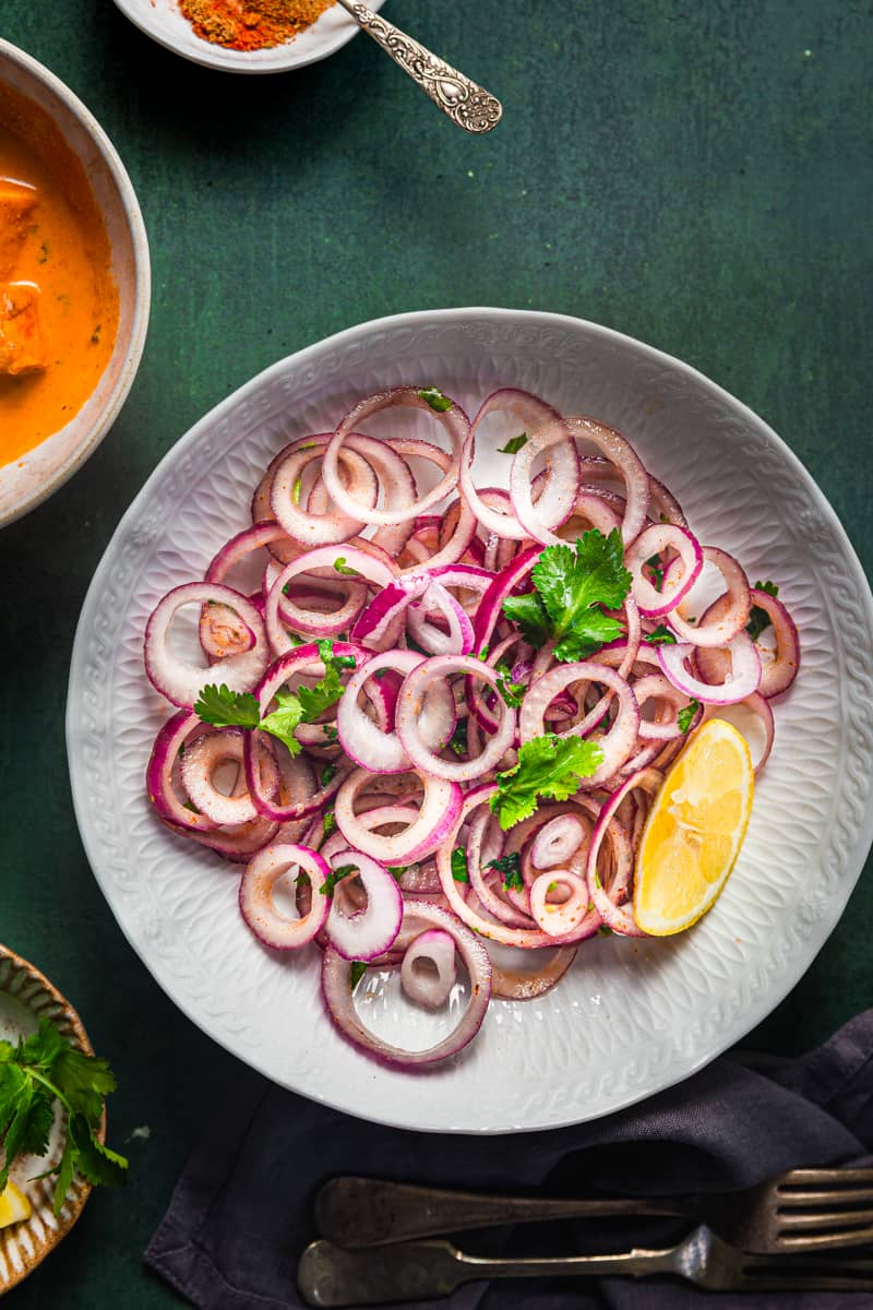 Easy Indian Onion Salad - Sandhya's Kitchen