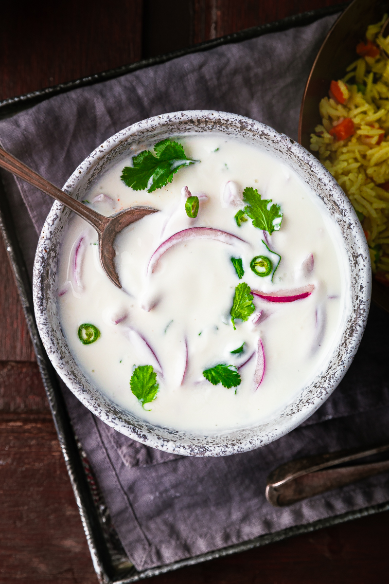 Easy Cucumber raita recipe - Sandhya's Kitchen