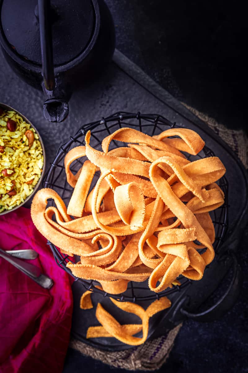 Ribbon Pakoda - Sandhya's Kitchen