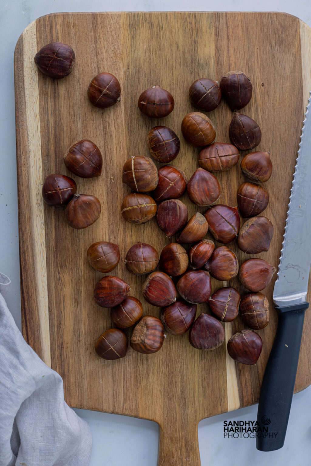 Air fryer Chestnuts - Sandhya's Kitchen