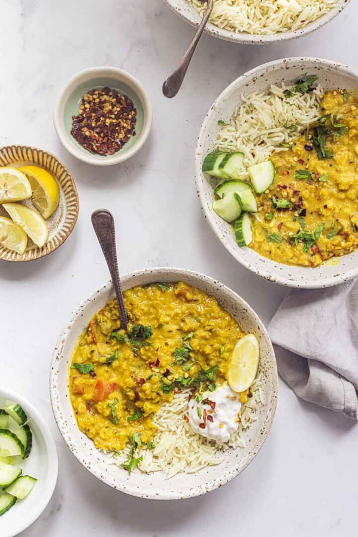 Easy Lentil Dahl Recipe - Sandhya's Kitchen