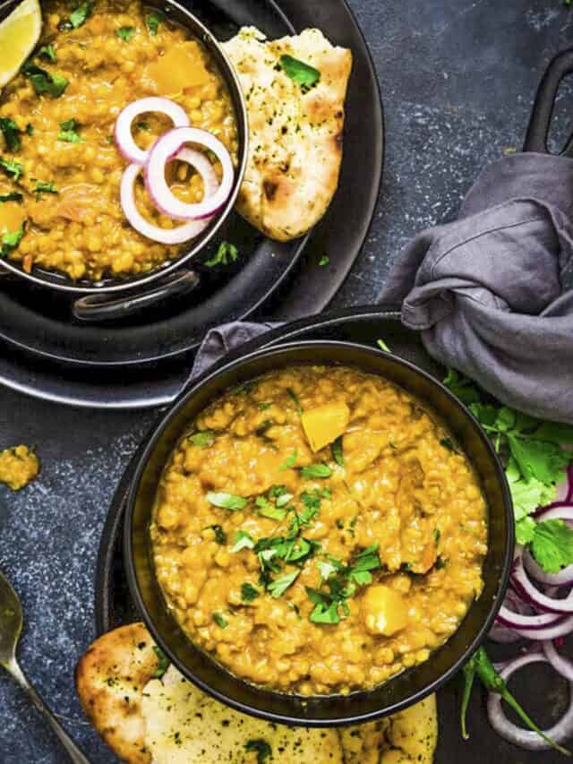 Whole Masoor Dal (Indian Brown Lentils Recipe) - Sandhya's Kitchen