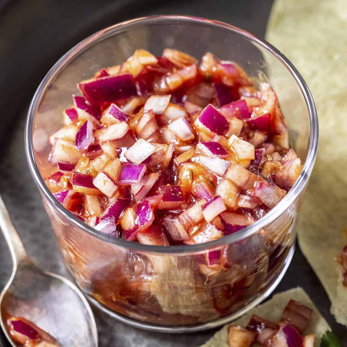 Indian Red Onion Chutney - Sandhya's Kitchen