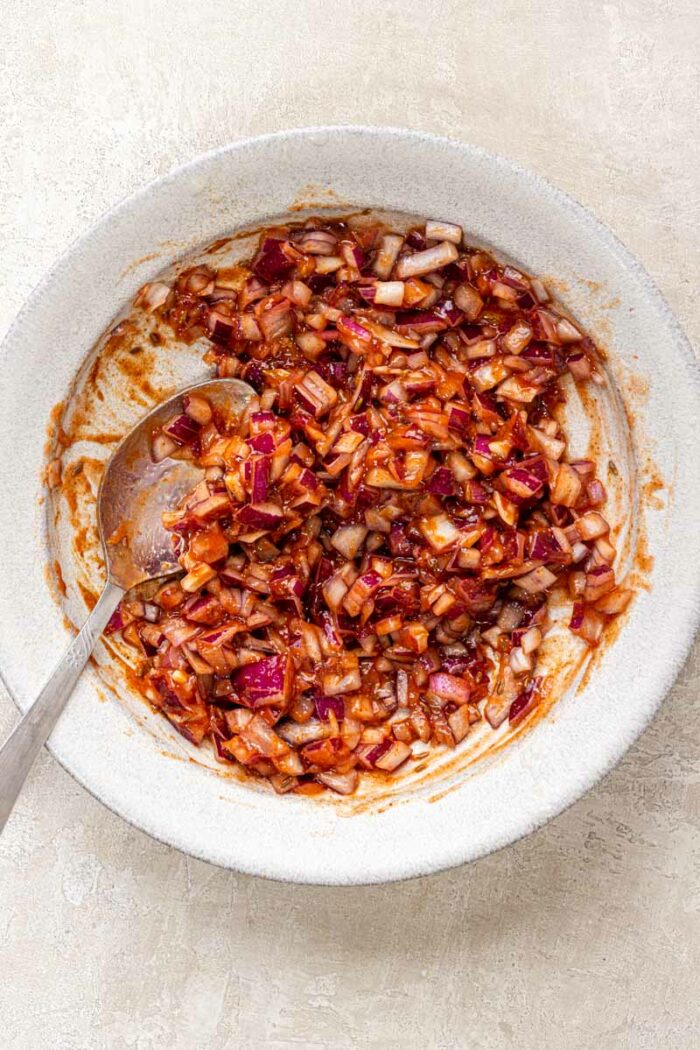 Indian Red Onion Chutney - Sandhya's Kitchen