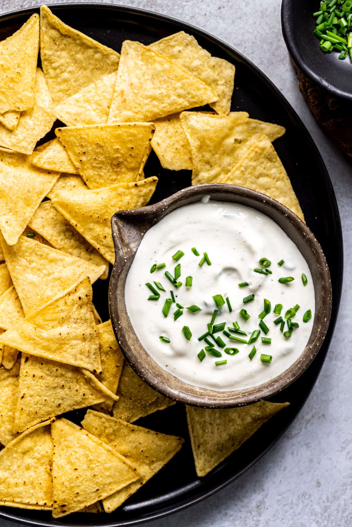 Easy Sour Cream and Chive Dip - Sandhya's Kitchen