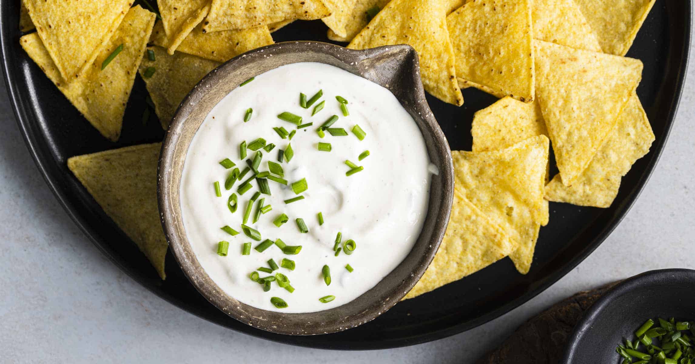 Easy Sour Cream and Chive Dip - Sandhya's Kitchen