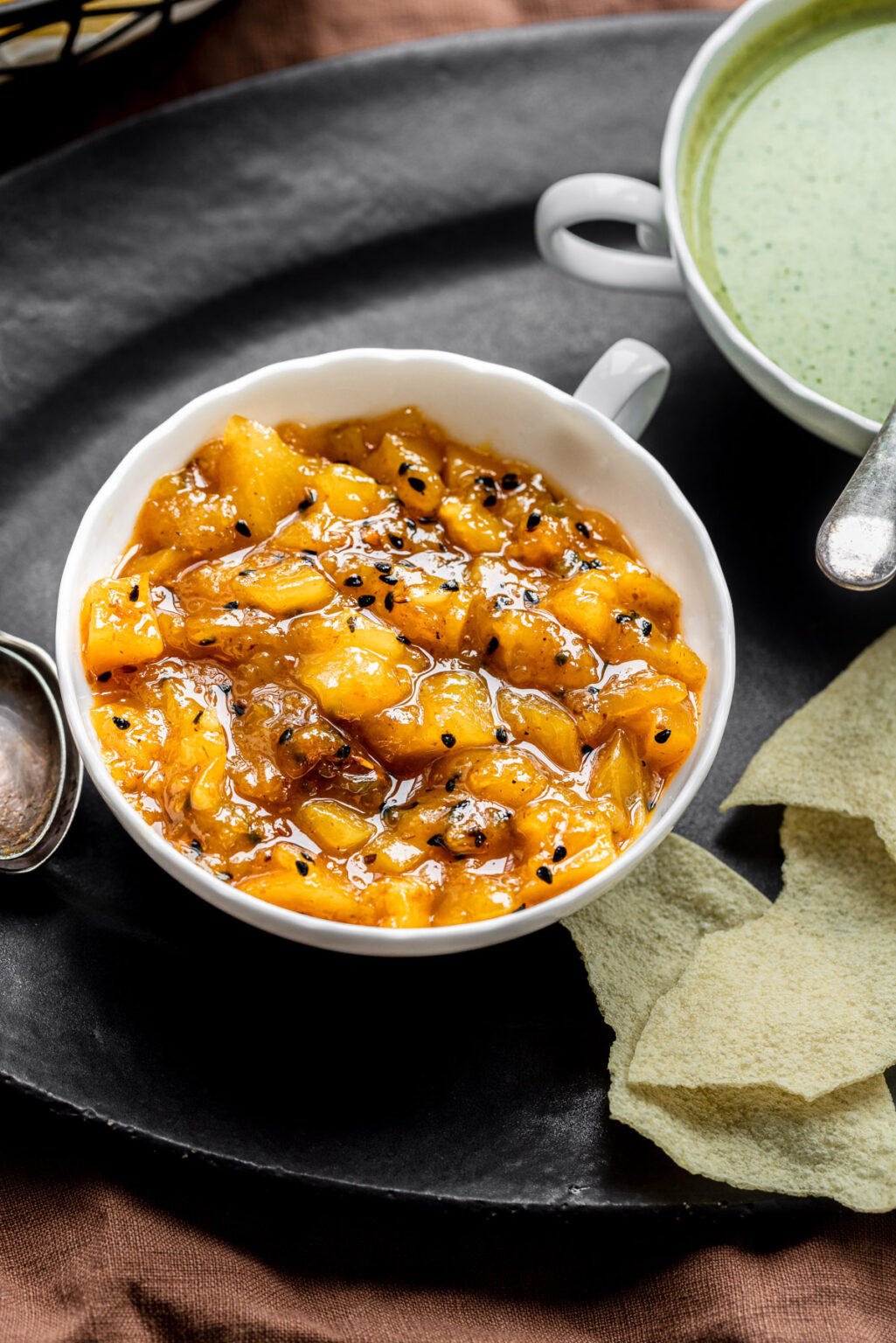 Easy Indian Poppadom Dips - Sandhya's Kitchen