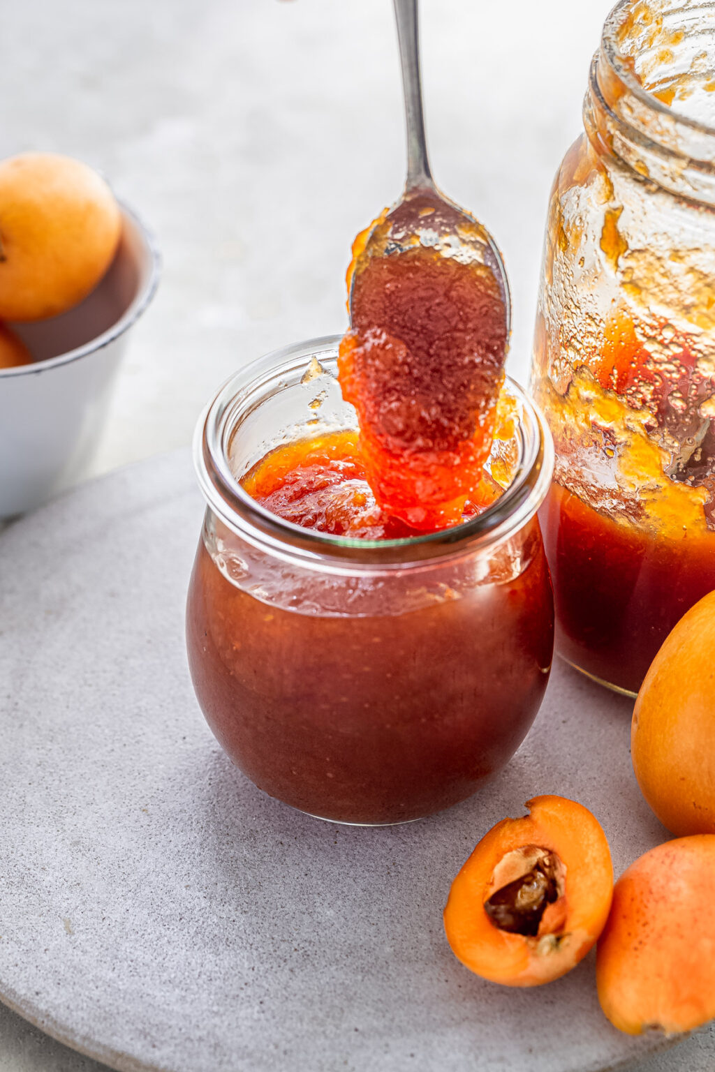 Small batch Loquat Jam recipe (Instant Pot / Stove) - Sandhya's Kitchen