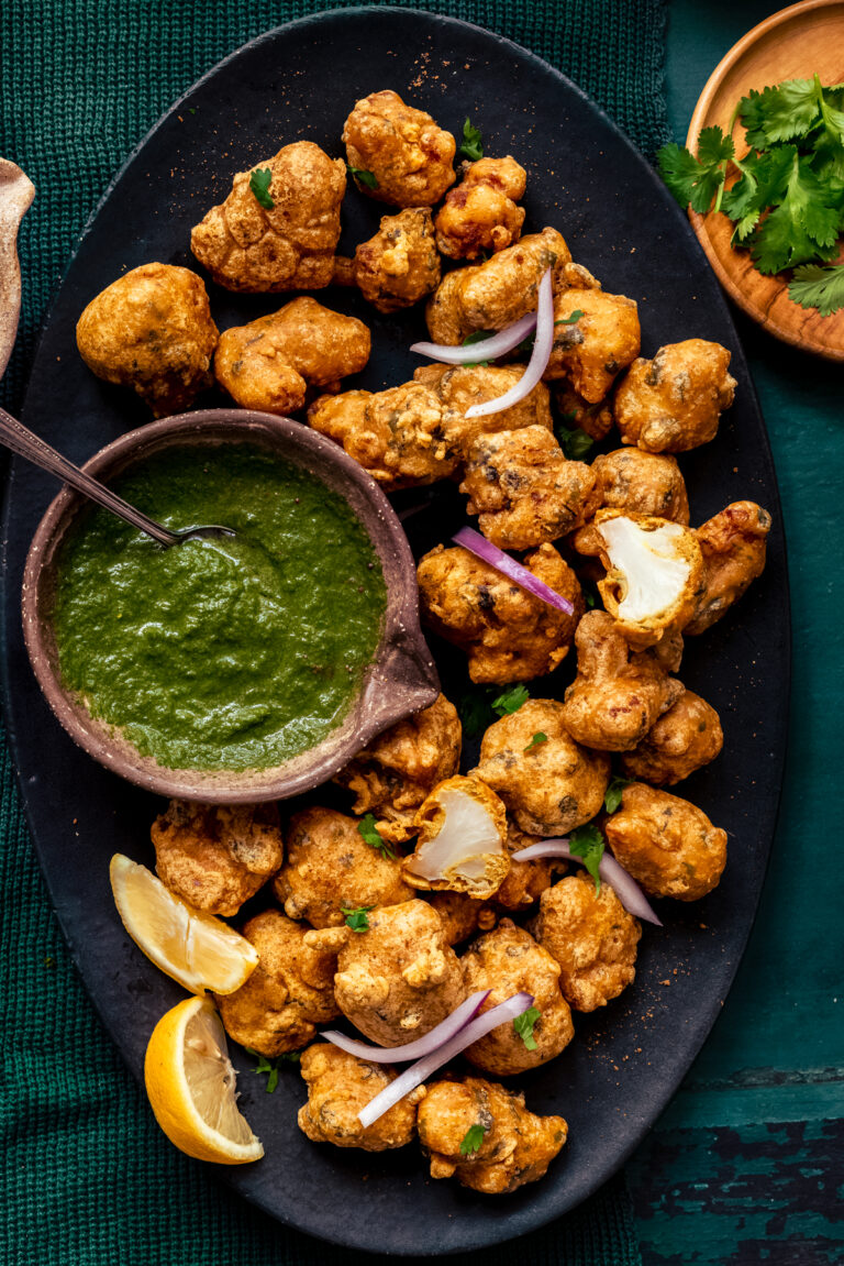Easy Cauliflower Pakora recipe - Sandhya's Kitchen