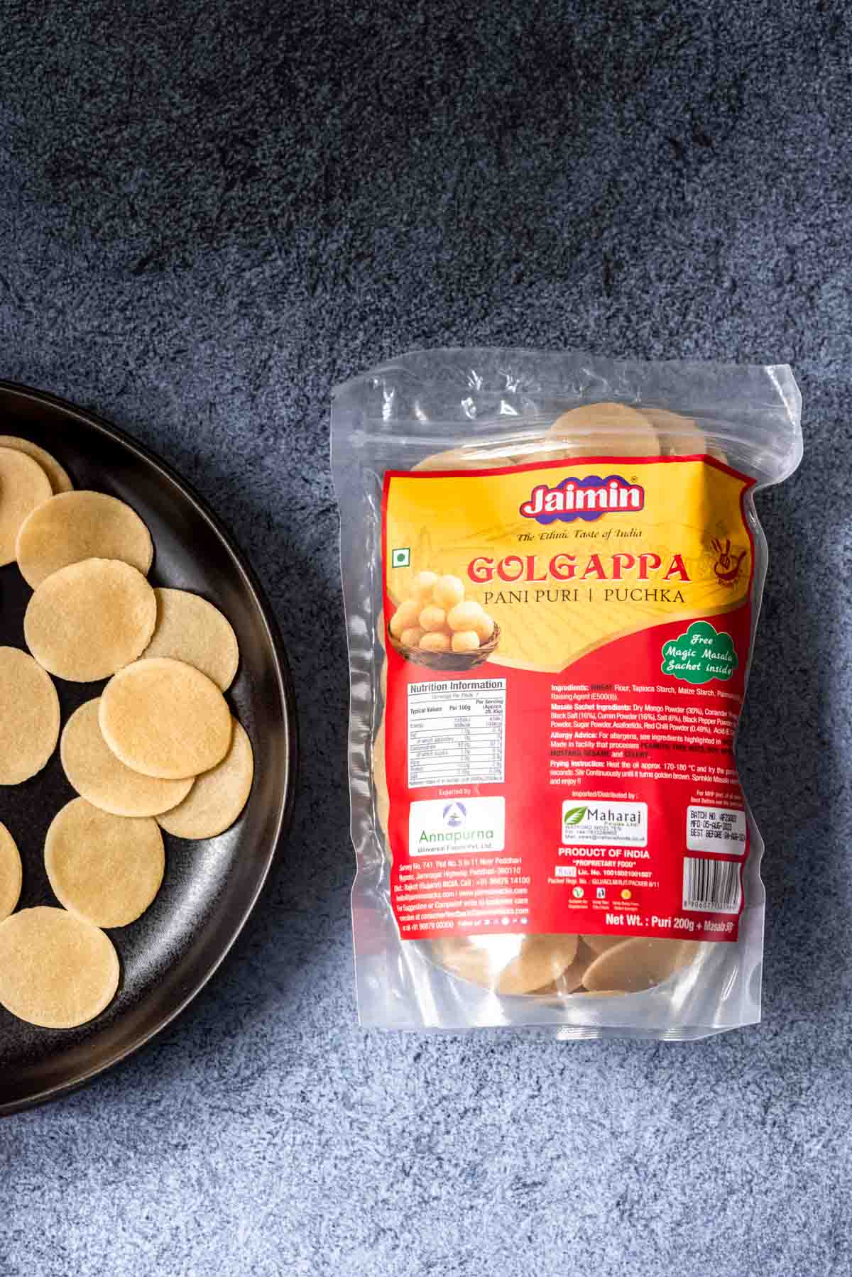 Air fryer Pani Puri Recipe - Sandhya's Kitchen