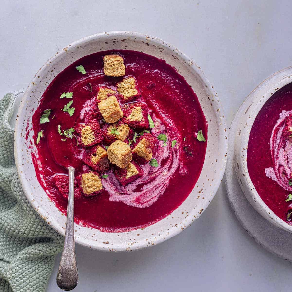 Roasted Beetroot Soup recipe (Vegan) - Sandhya's Kitchen