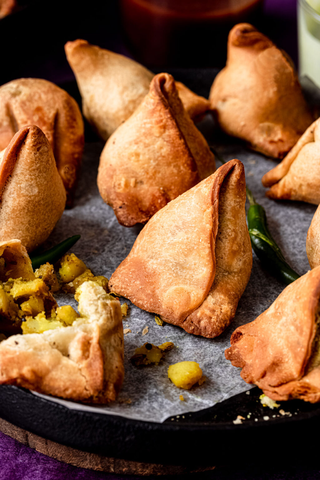 Easy Samosa Chaat recipe - Sandhya's Kitchen