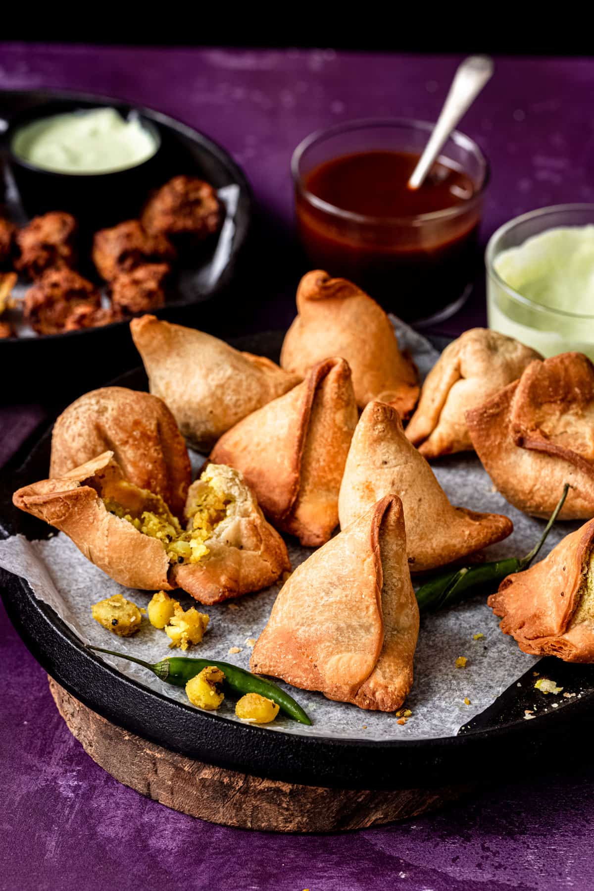 Frozen samosa in air fryer - Sandhya's Kitchen