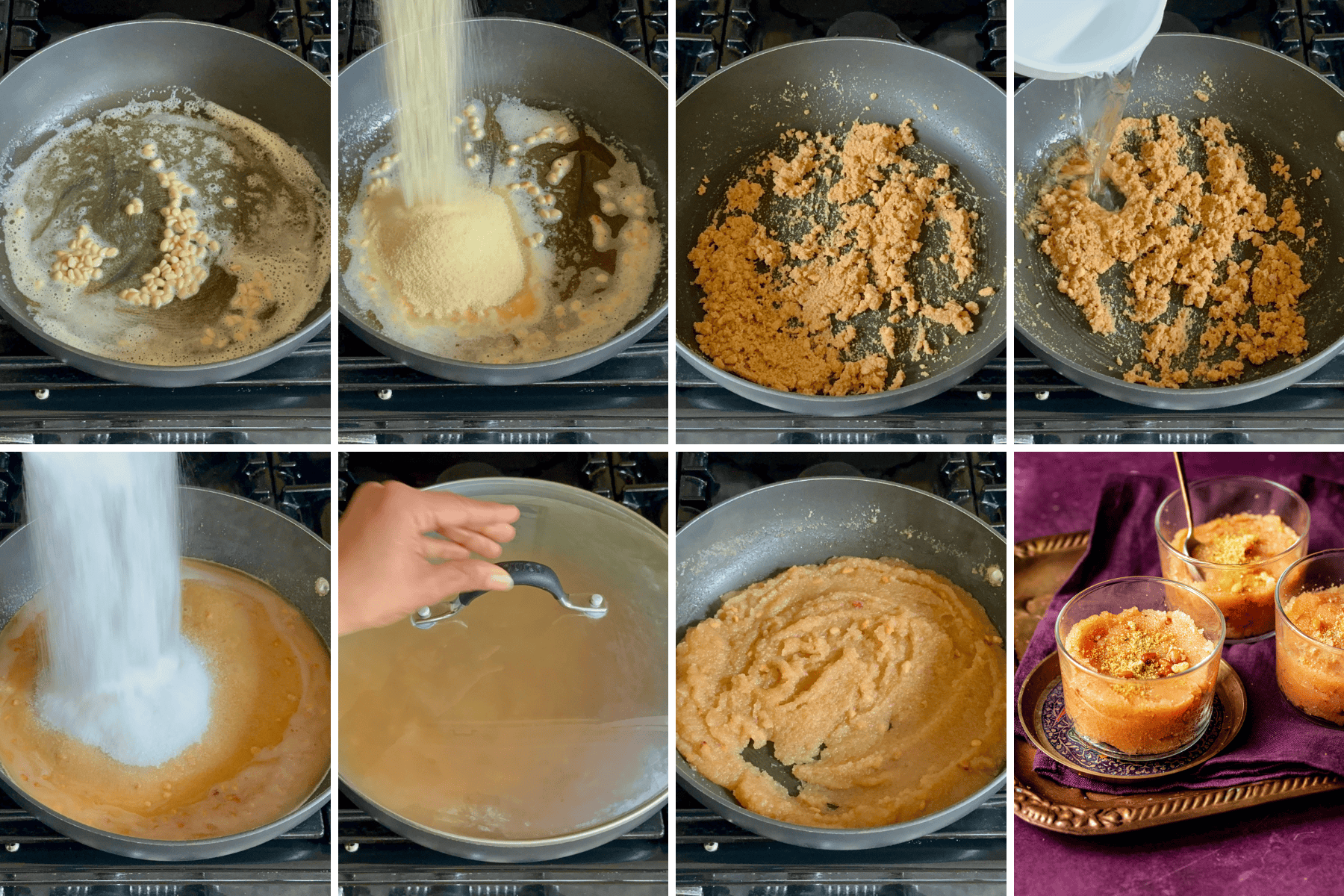 Irmik Helvasi (Turkish Semolina Halva) - Sandhya's Kitchen