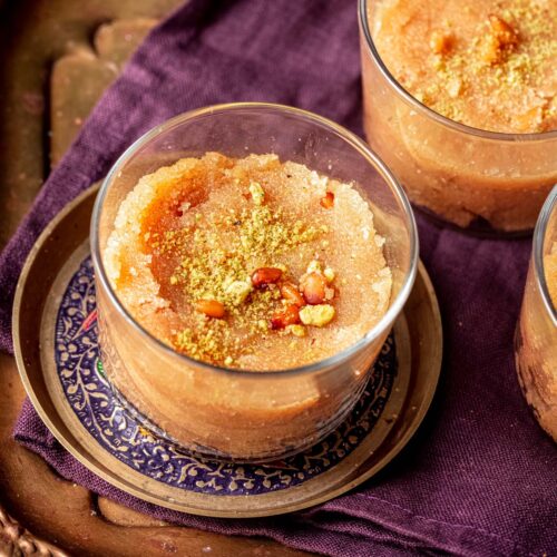 Irmik Helvasi (Turkish Semolina Halva) - Sandhya's Kitchen
