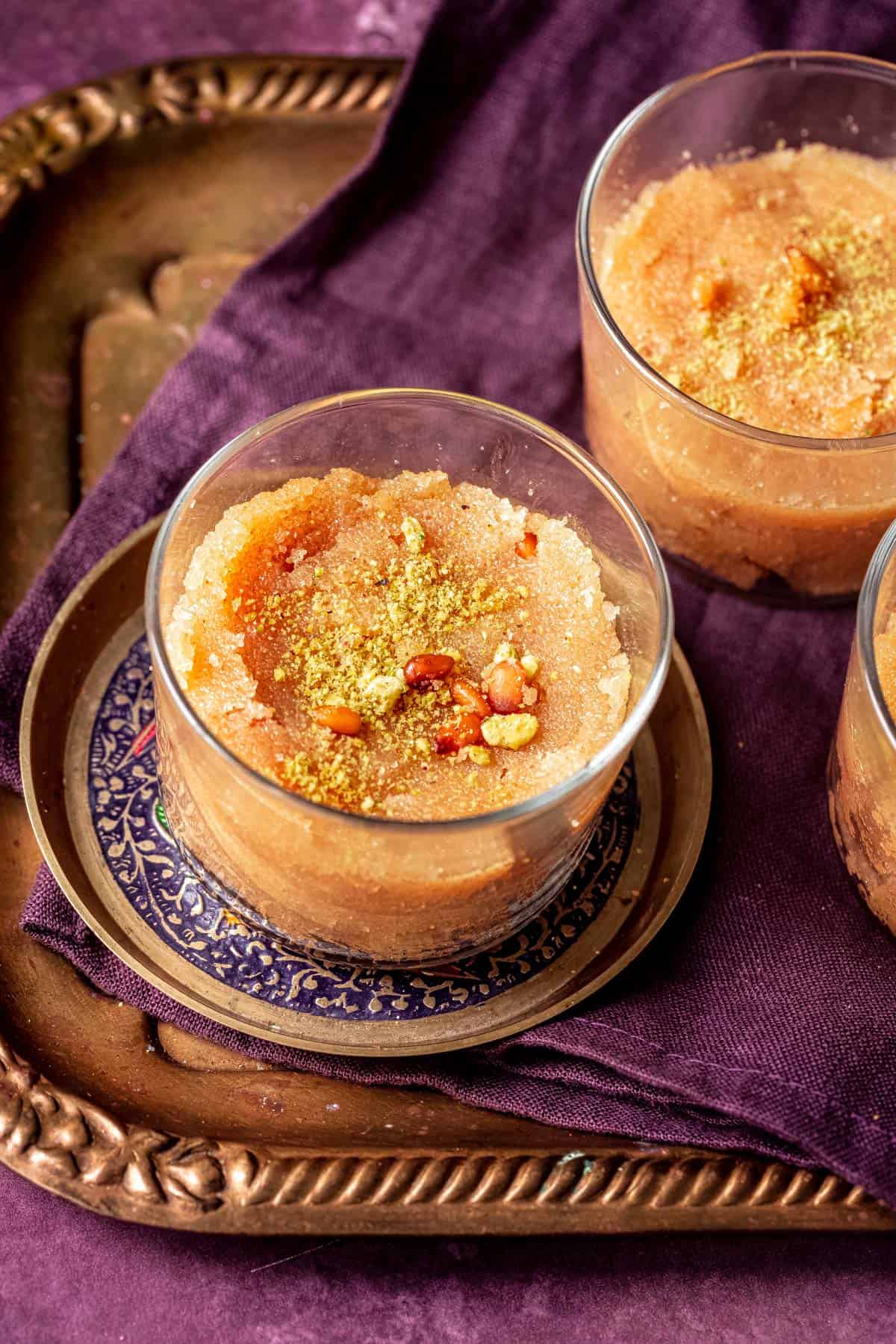 Irmik Helvasi (Turkish Semolina Halva) - Sandhya's Kitchen