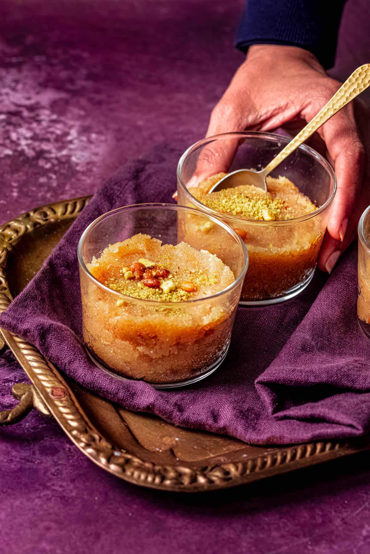 Irmik Helvasi (Turkish Semolina Halva) - Sandhya's Kitchen