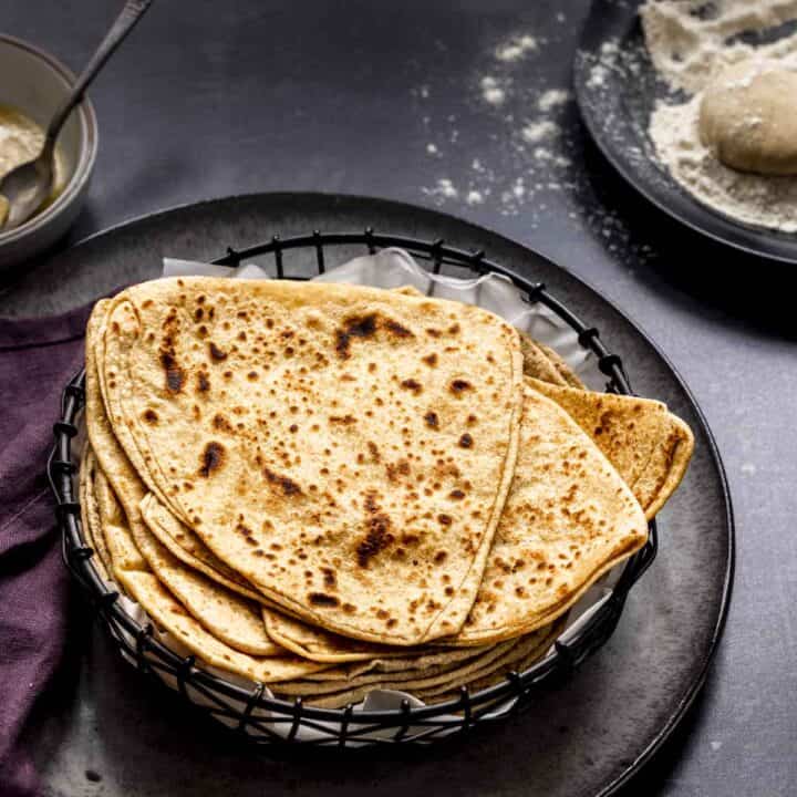 Plain Parathas - Sandhya's Kitchen