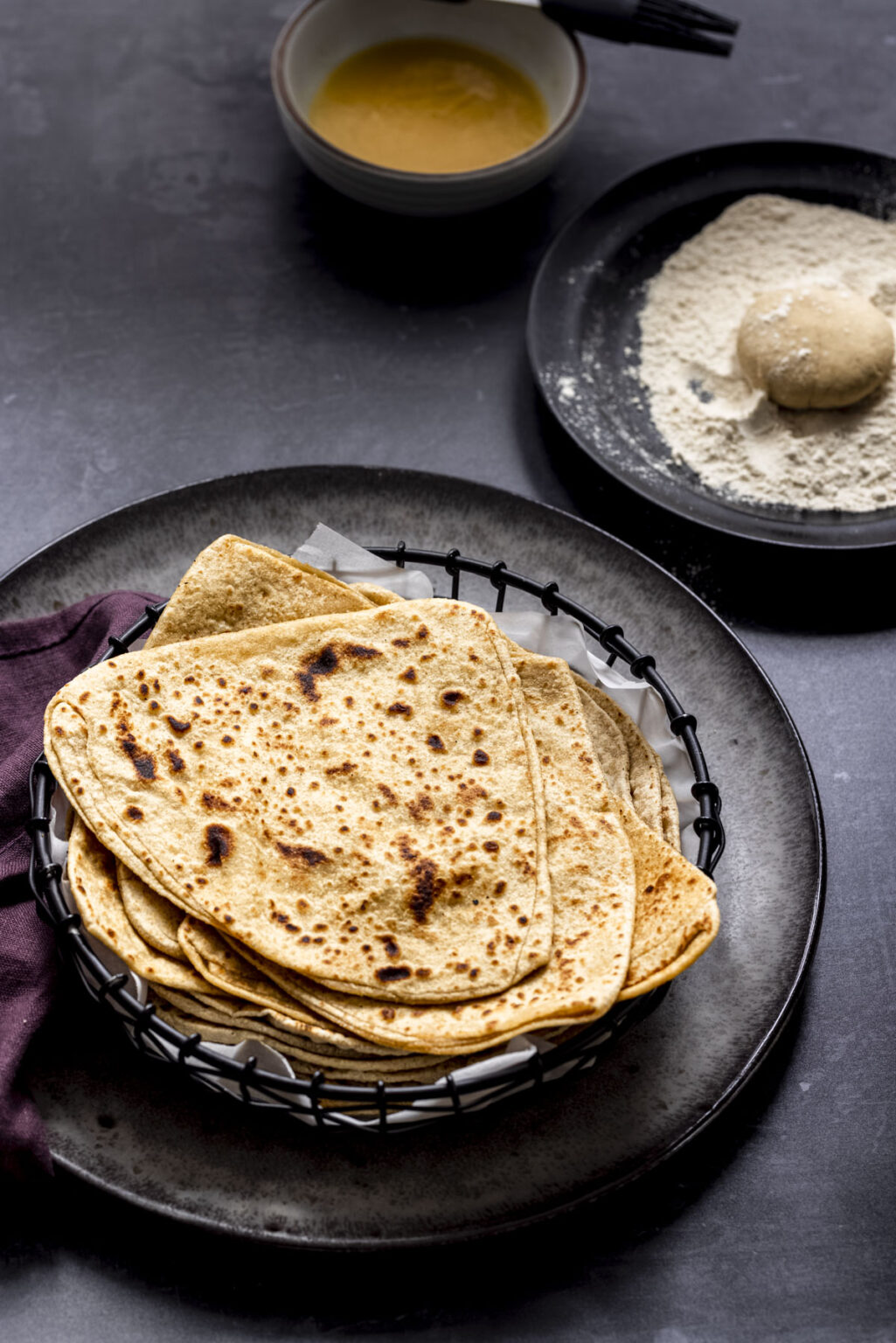 Plain Parathas - Sandhya's Kitchen
