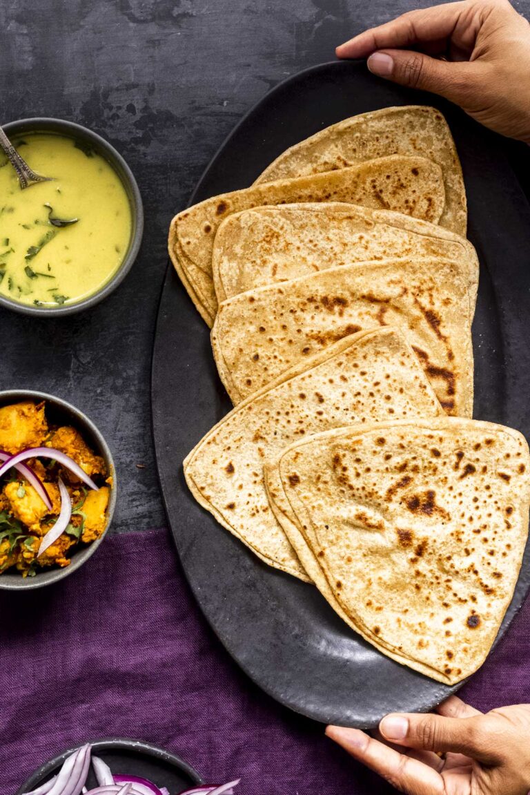 Plain Parathas - Sandhya's Kitchen