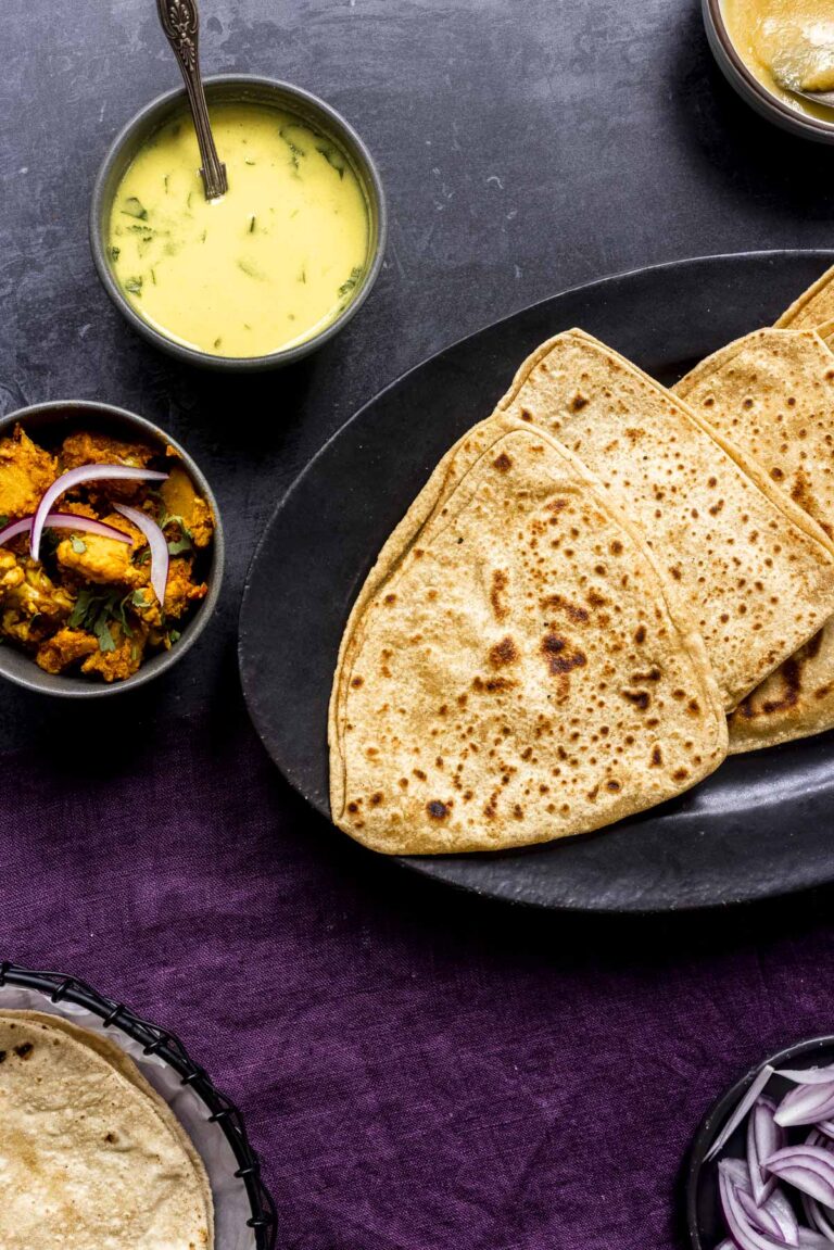 Plain Parathas - Sandhya's Kitchen