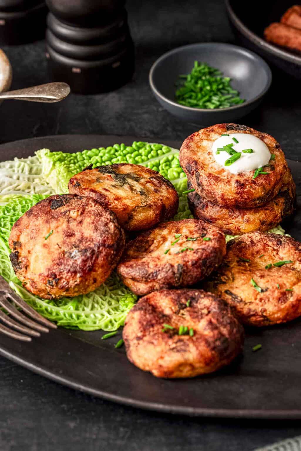 Air Fryer Bubble and Squeak - Sandhya's Kitchen