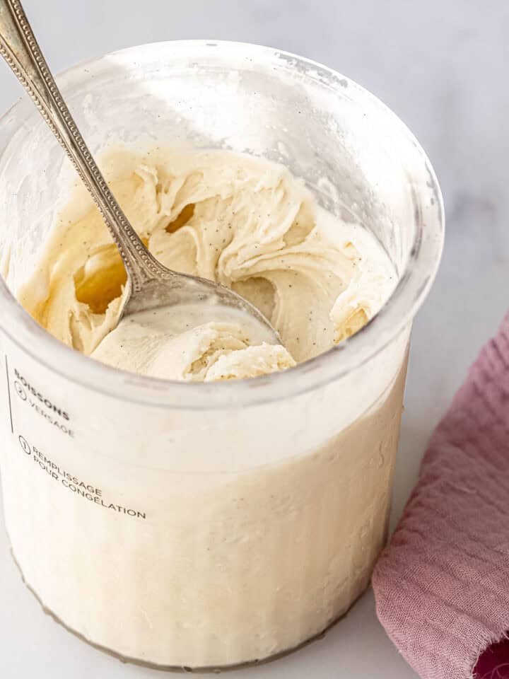 Ninja Creami Vanilla Ice Cream - Sandhya's Kitchen