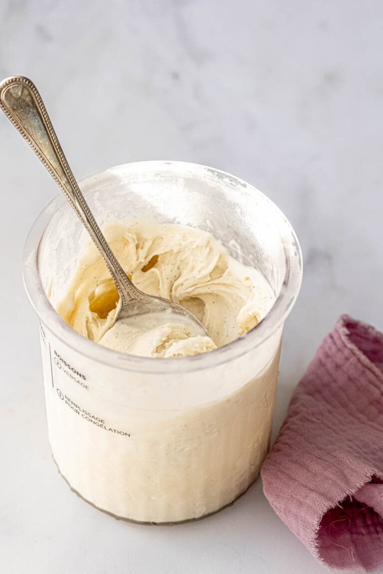 Ninja Creami Vanilla Ice Cream - Sandhya's Kitchen