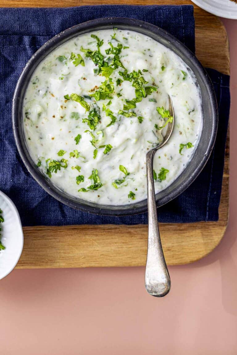 Vegan Raita in 5 minutes - Sandhya's Kitchen